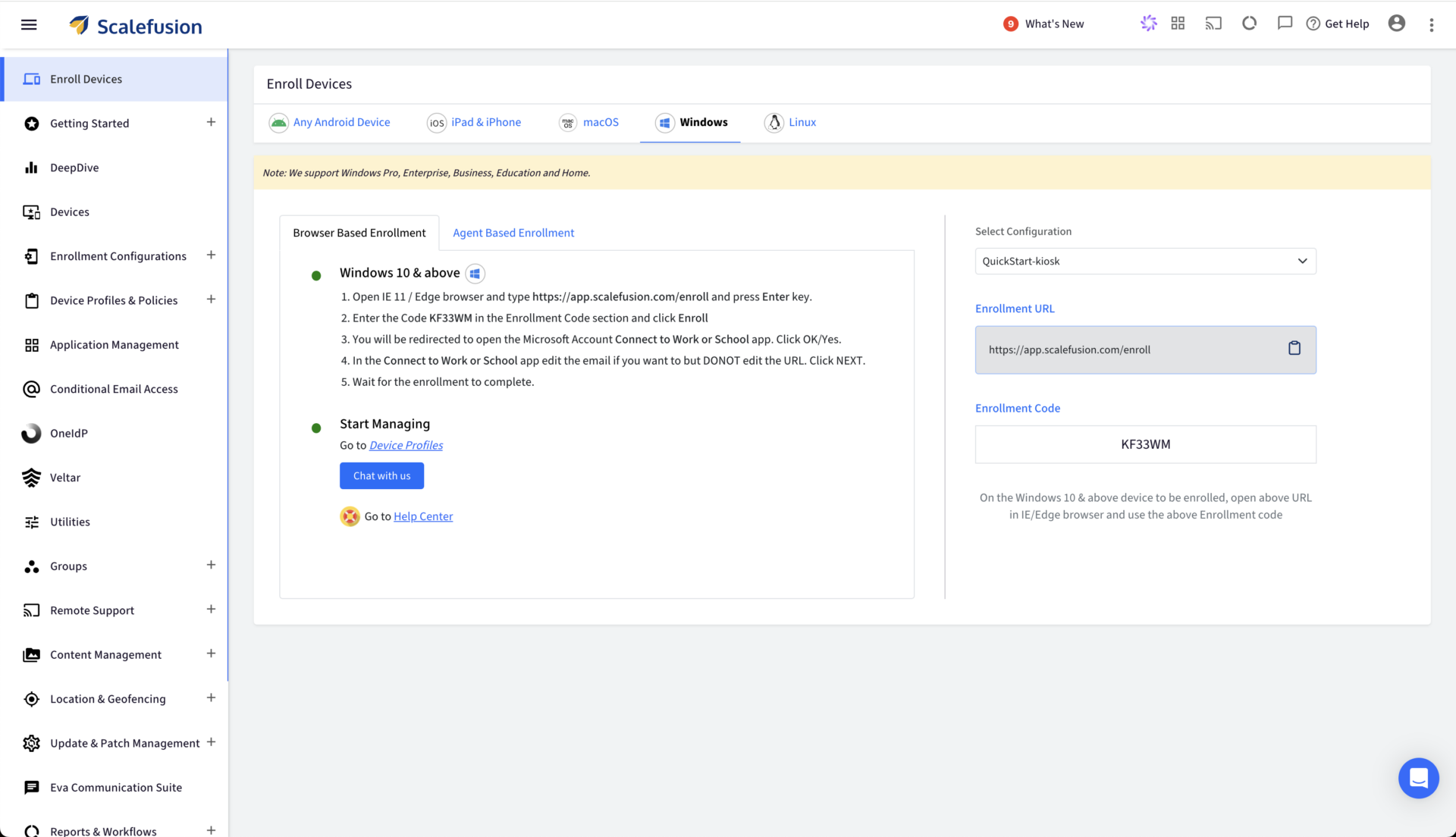 Como executar o navegador Chrome no modo quiosque no Windows 10/11?