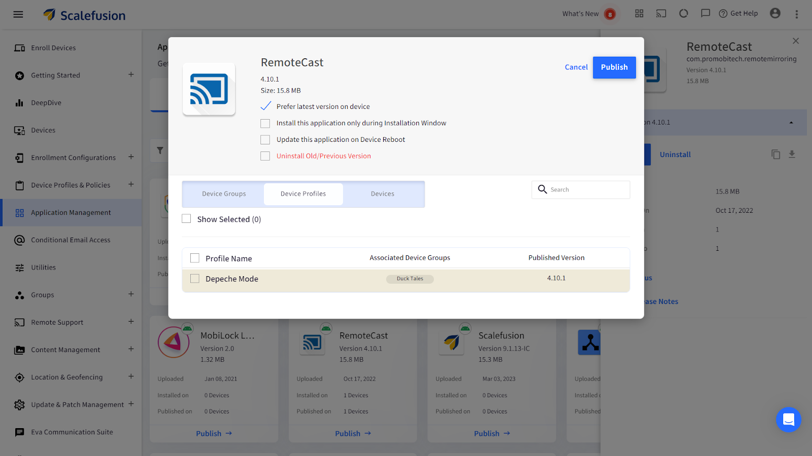 Remote Cast Installation Steps | Scalefusion Blog
