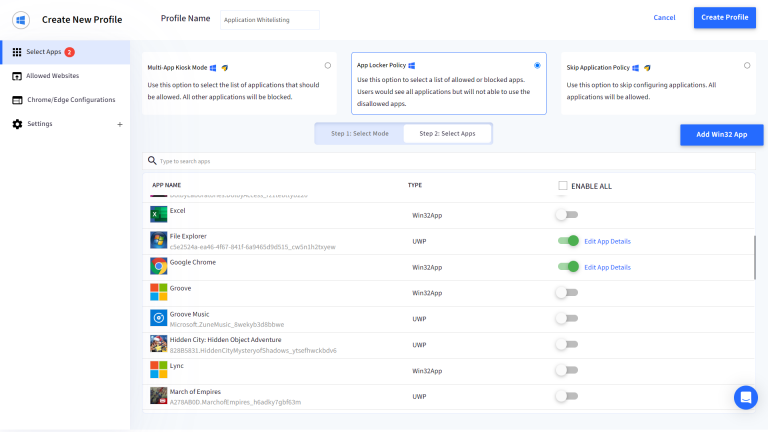 How to Whitelist Applications on Windows Devices? - Scalefusion