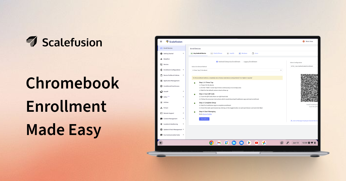 How to Enroll a Chromebook with Scalefusion UEM?