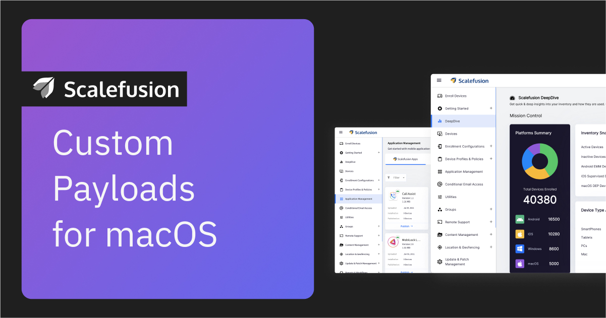 macOS Device Configuration with Custom Payloads