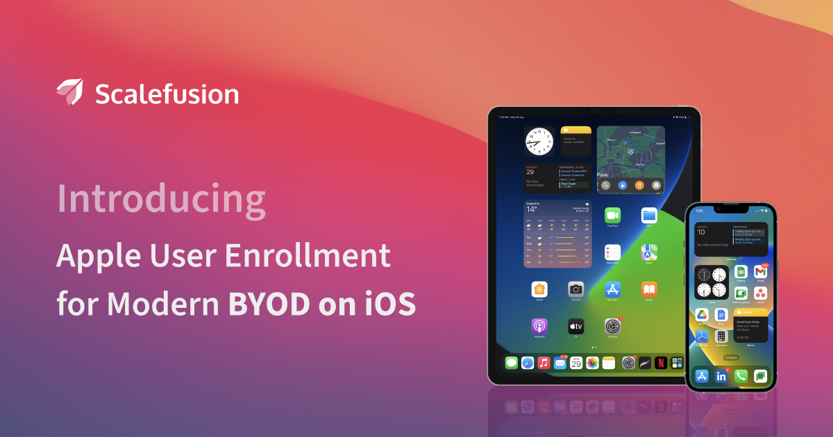 Apple User Enrollment for Modern BYOD on iOS | Scalefusion