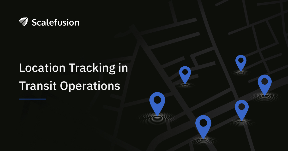 Significance of In-Transit Tracking with MDM