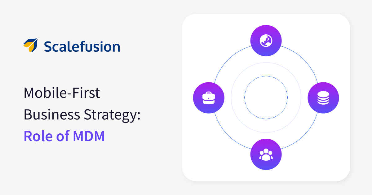 How MDM Supports a Mobile-First Business Strategy