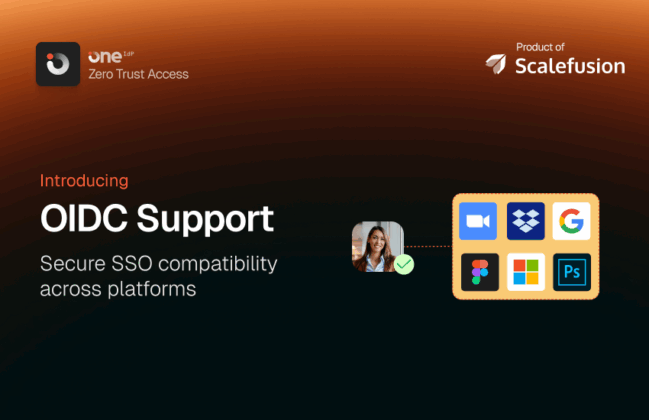 Scalefusion OneIdP Now Supports OIDC for Seamless SSO Login