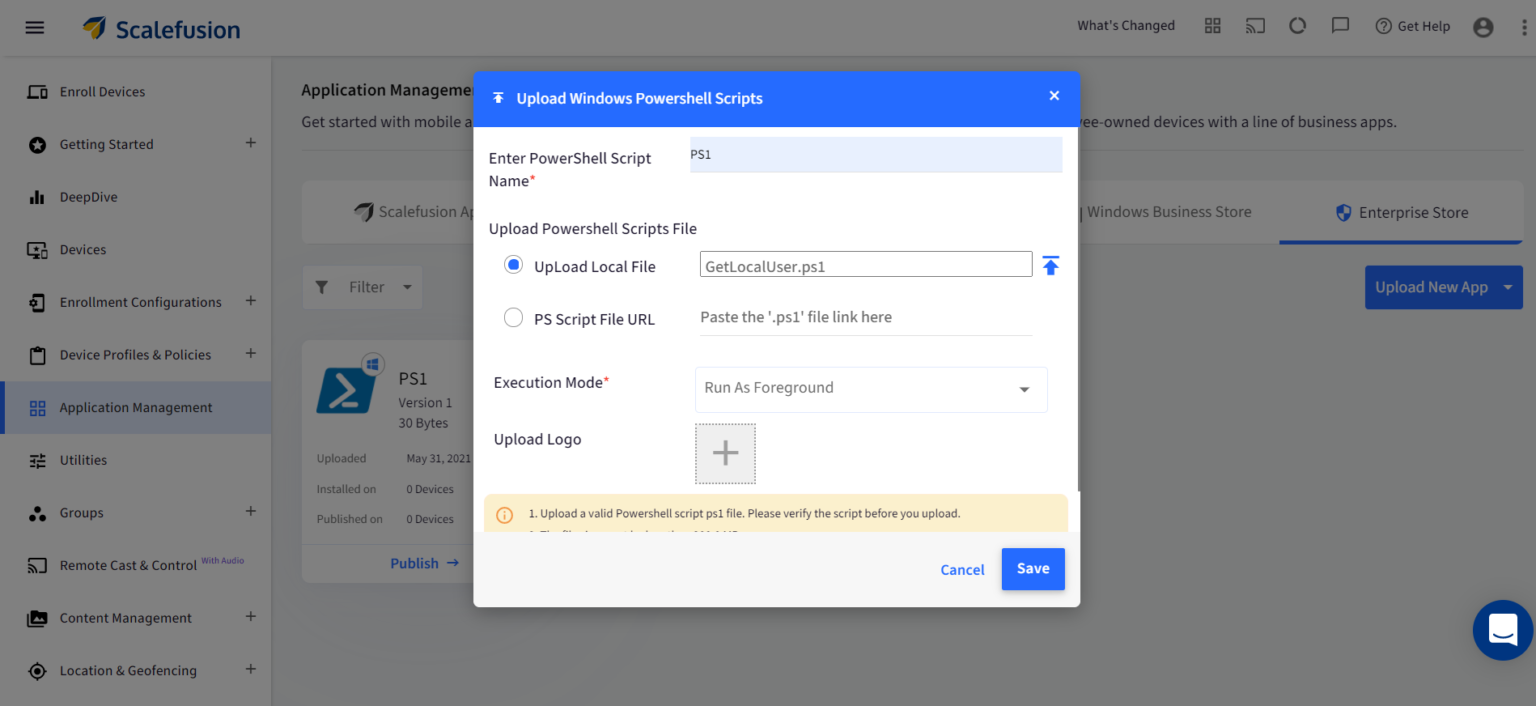 How to Run Powershell Script - Scalefusion Blog