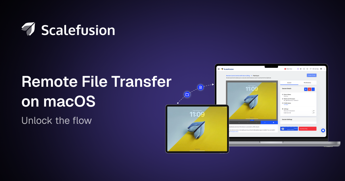 Enable Remote File Transfer On Macos With Scalefusion Uem