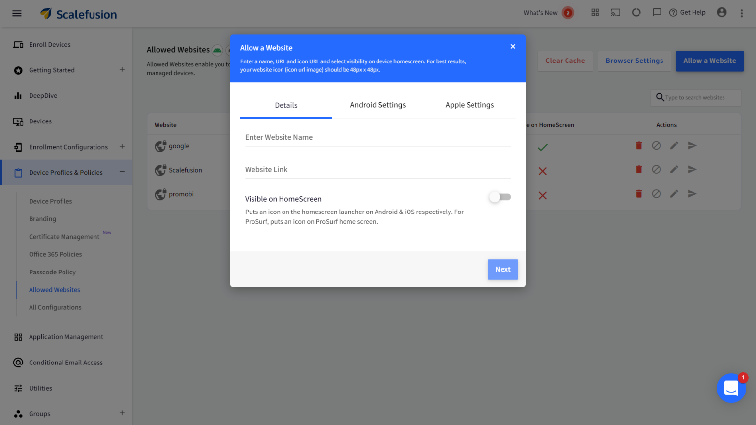 How to Allow Only One Website in Windows 10 | Scalefusion