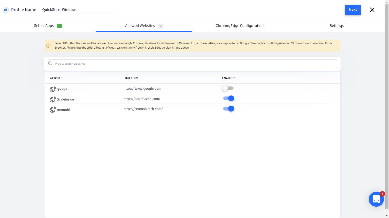 How to Whitelist Websites in Chrome on Android, iOS, Windows & macOS?