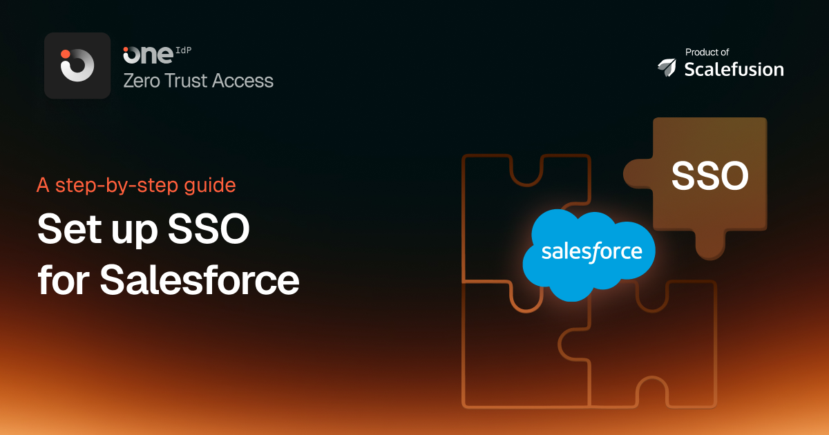 Como configurar o logon único (SSO) do Salesforce?