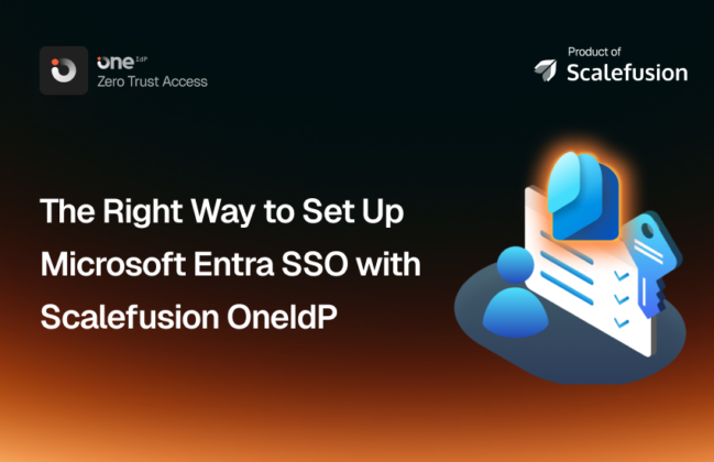 Richten Sie Microsoft Entra SSO mit Scalefusion OneIdP richtig ein