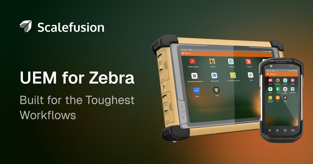 UEM for Zebra: Simplify Device Management Across Frontlines