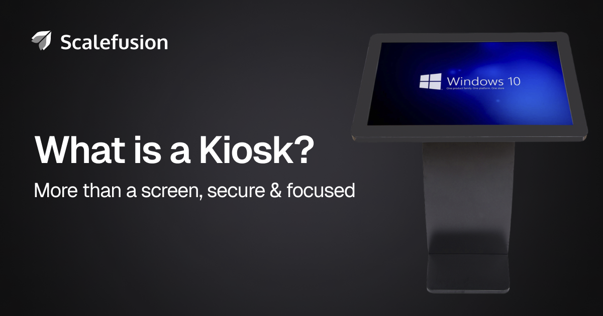 What is a kiosk and how does it help you every day?