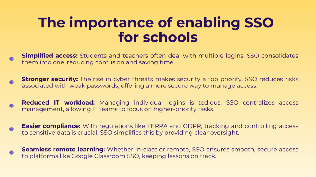 Single Sign-On (SSO) for Schools to Simplify App Access