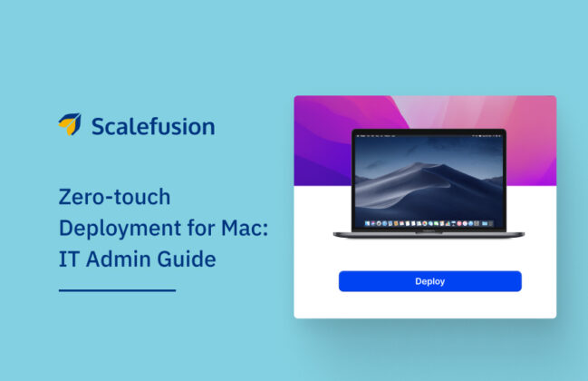 Zero-Touch-Bereitstellung für Mac: Einrichtung und Hauptvorteile
