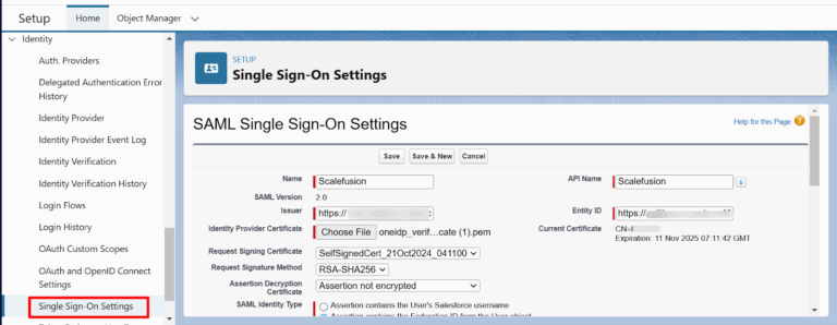 How To Configure Salesforce Single Sign-on (SSO)?