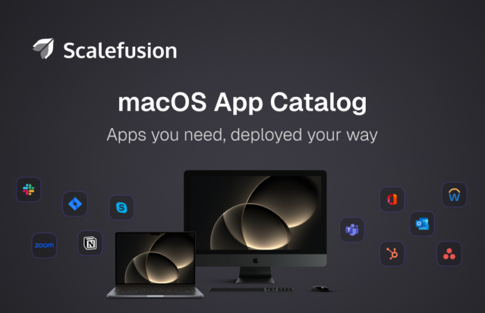What is Scalefusion’s macOS App Catalog & how does it work
